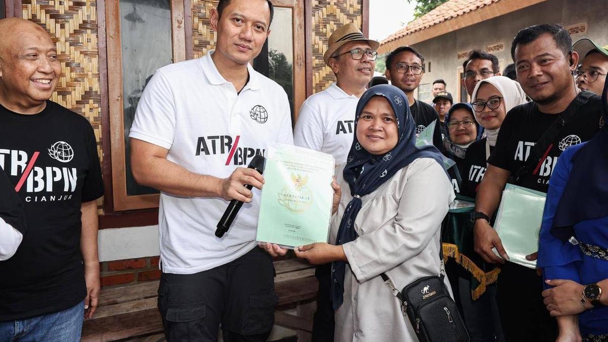 AHY Sebut Nilai Tanah di Cianjur Naik Berkat Reforma Agraria - Surabaya Liputan6.com