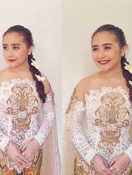 6 Inspirasi Model Kerah Kebaya ala Prilly Latuconsina - Photo Fimela.com