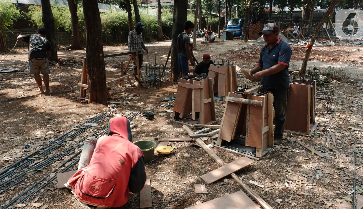FOTO: Taman Puring Mulai Direvitalisasi - Foto Liputan6.com