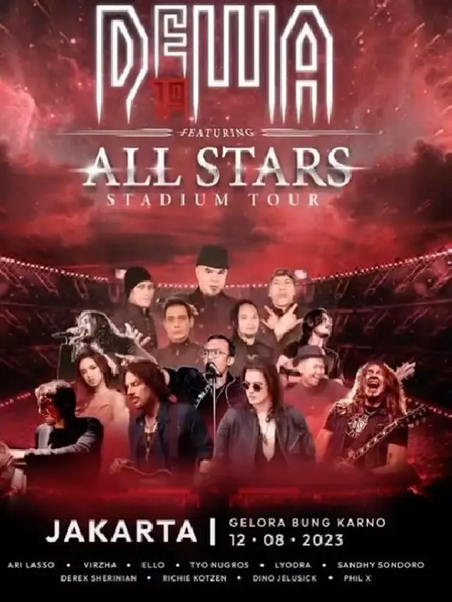 Konser Dewa 19 Di Stadion GBK Disaksikan 85 Ribu Orang, Hadirkan 30 ...