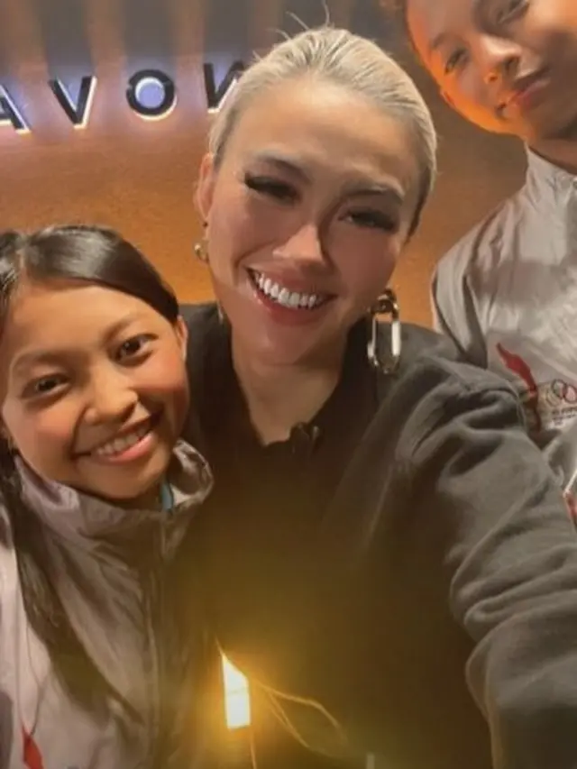 6 Potret Agnez Mo Akhirnya Berjumpa Siswa Smpn 1 Ciawi Jago Dansa Yang