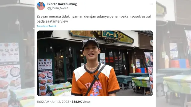 Kesan Zayyan XODIAC Saat Bertemu Gibran Rakabuming Raka, Menakutkan ...