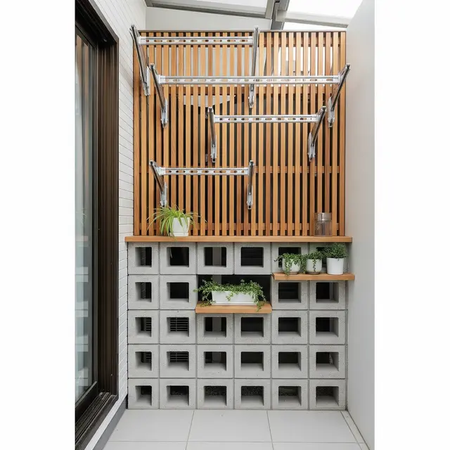 7 Desain Area Jemur Vertikal untuk Rumah Sempit yang Hemat Tempat dan ...