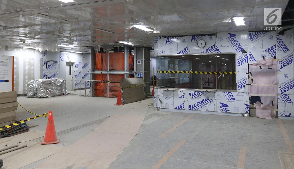 FOTO: Melihat Progres Pembangunan Stasiun MRT Senayan