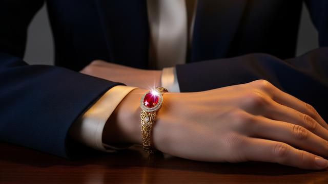 7 Model Gelang Emas Kombinasi Batu Permata untuk Ibu Pejabat yang ...