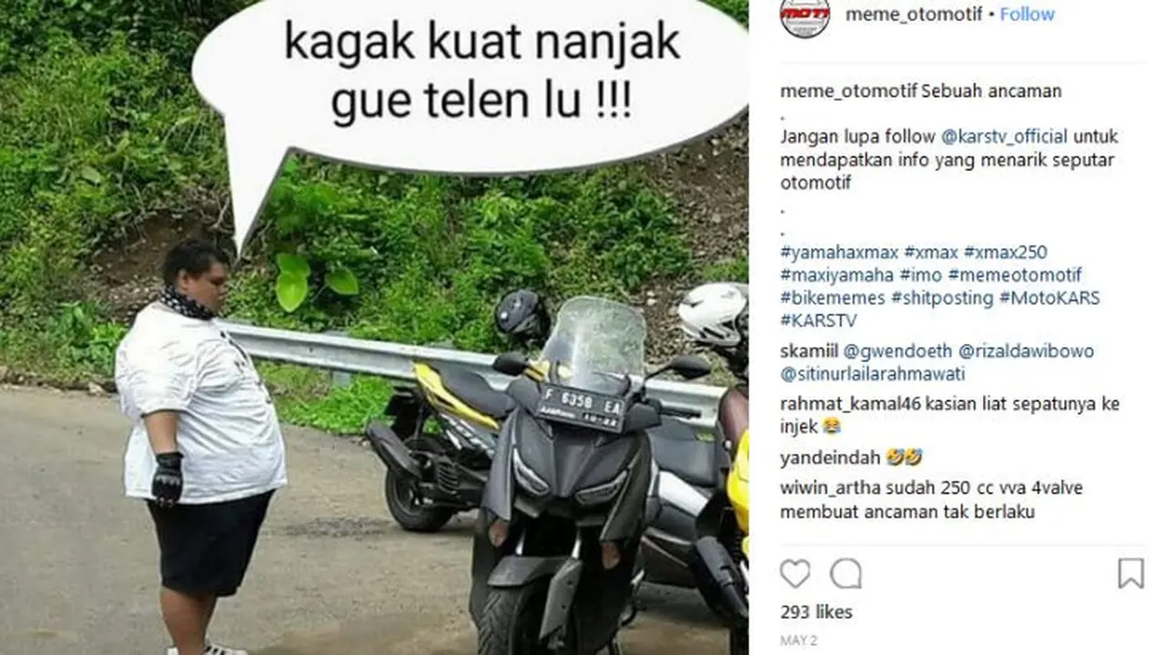 Meme Otomotif Pekan Lalu: Awas Kalau Tak Kuat Nanjak - Otomotif ...