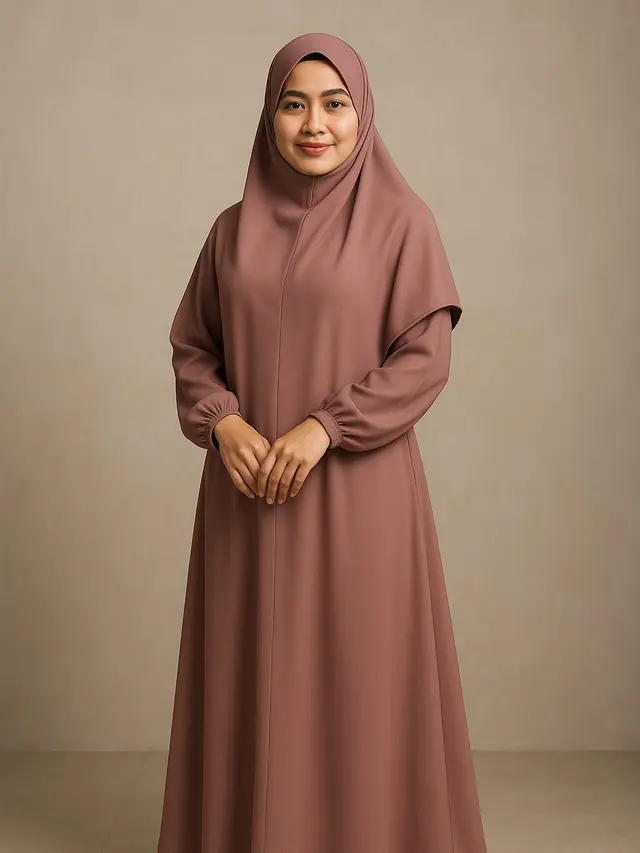 10 Model Gamis Wanita Sederhana yang Syari Tapi Tetap Elegan, Cocok ...