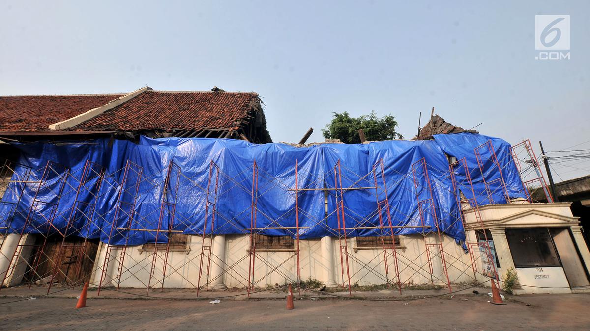 FOTO: Pasca-Ambruk, Begini Kondisi Gedung Galangan VOC Sekarang