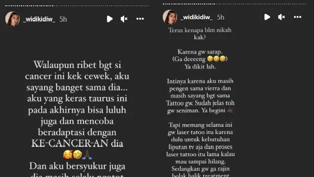 Widi Vierratale Diajak Nikah oleh Sang Pacar, Galau Pilih Tetap Jadi ...