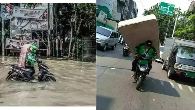 8 Potret Serba-Serbi Driver Ojol Antar Pesanan Ini Bikin Geleng Kepala - Hot Liputan6.com