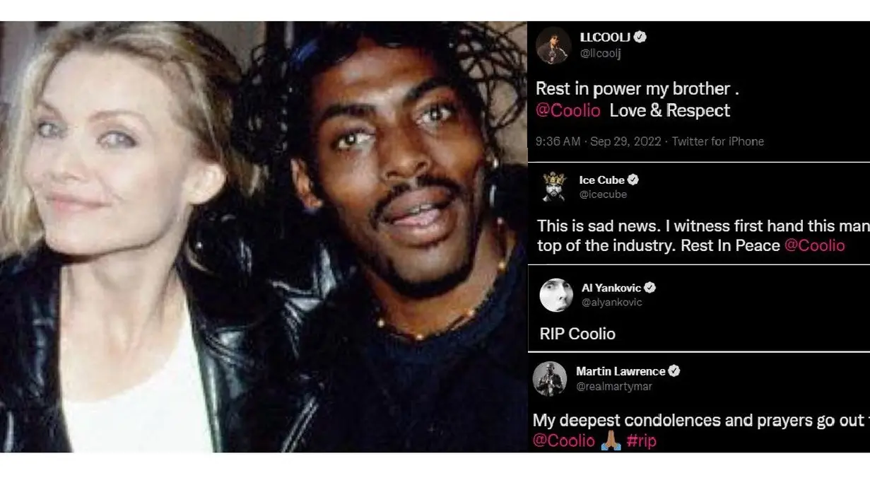 Coolio Meninggal Dunia Secara Mendadak, Pesohor Dunia Kenang Sang ...