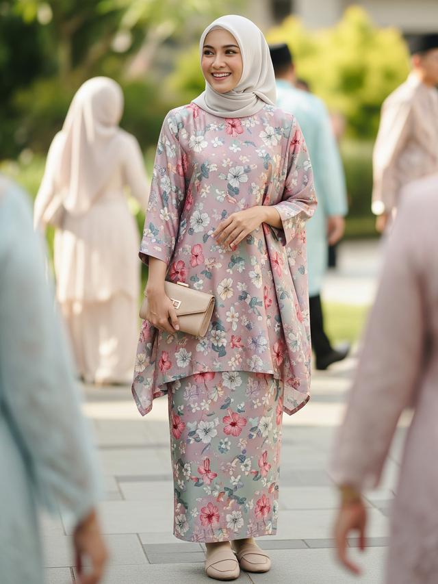 7 Model Baju Kurung Wanita Modern Lebaran 2026, Siap Tampil Anggun di ...