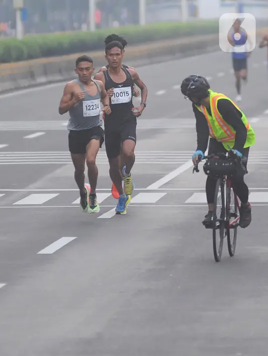 Ribuan Pelari Ikuti Jakarta International Marathon 2024 - Foto Liputan6.com