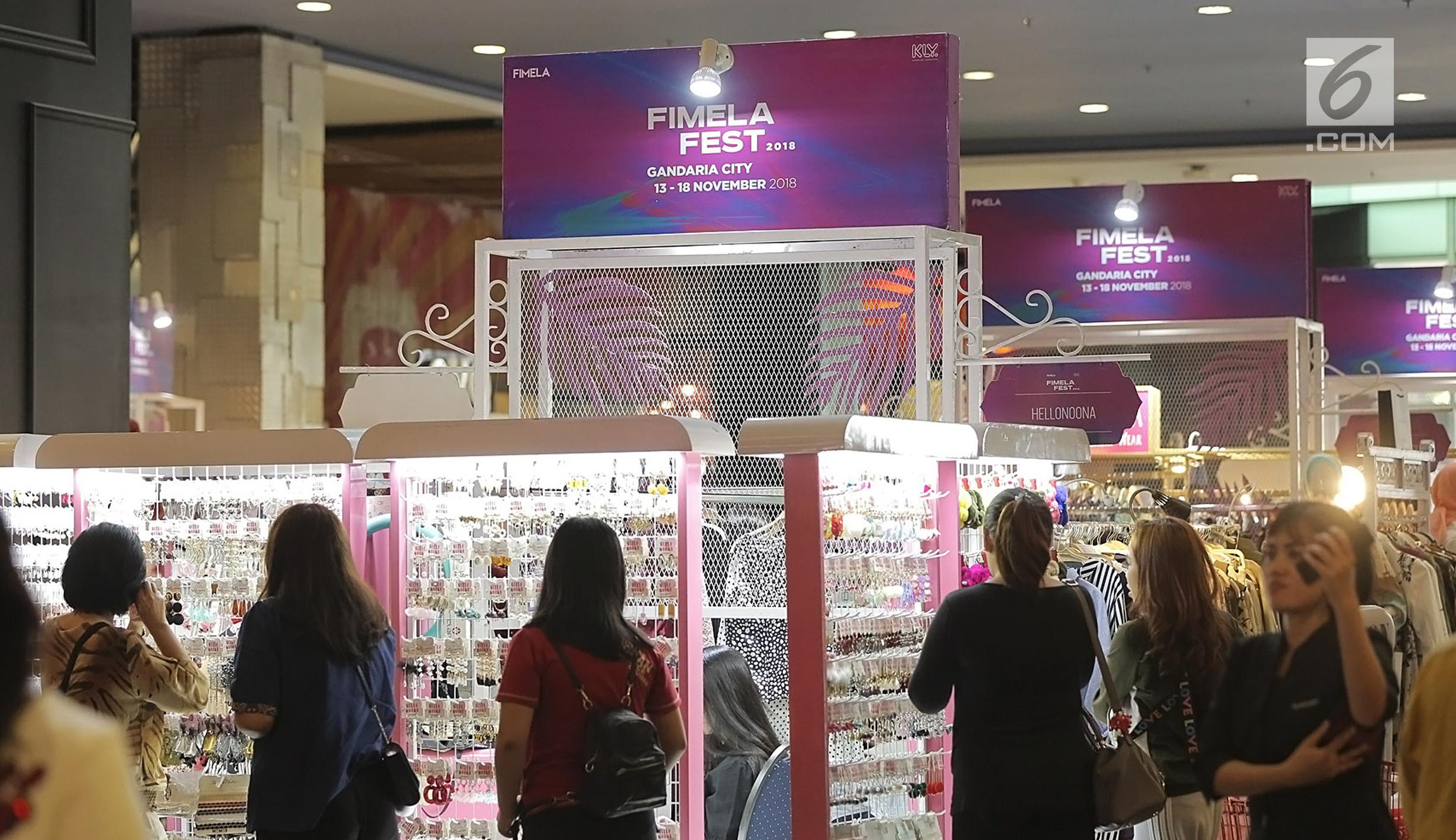 FOTO: Keseruan Belanja di Fimela Fest 2018