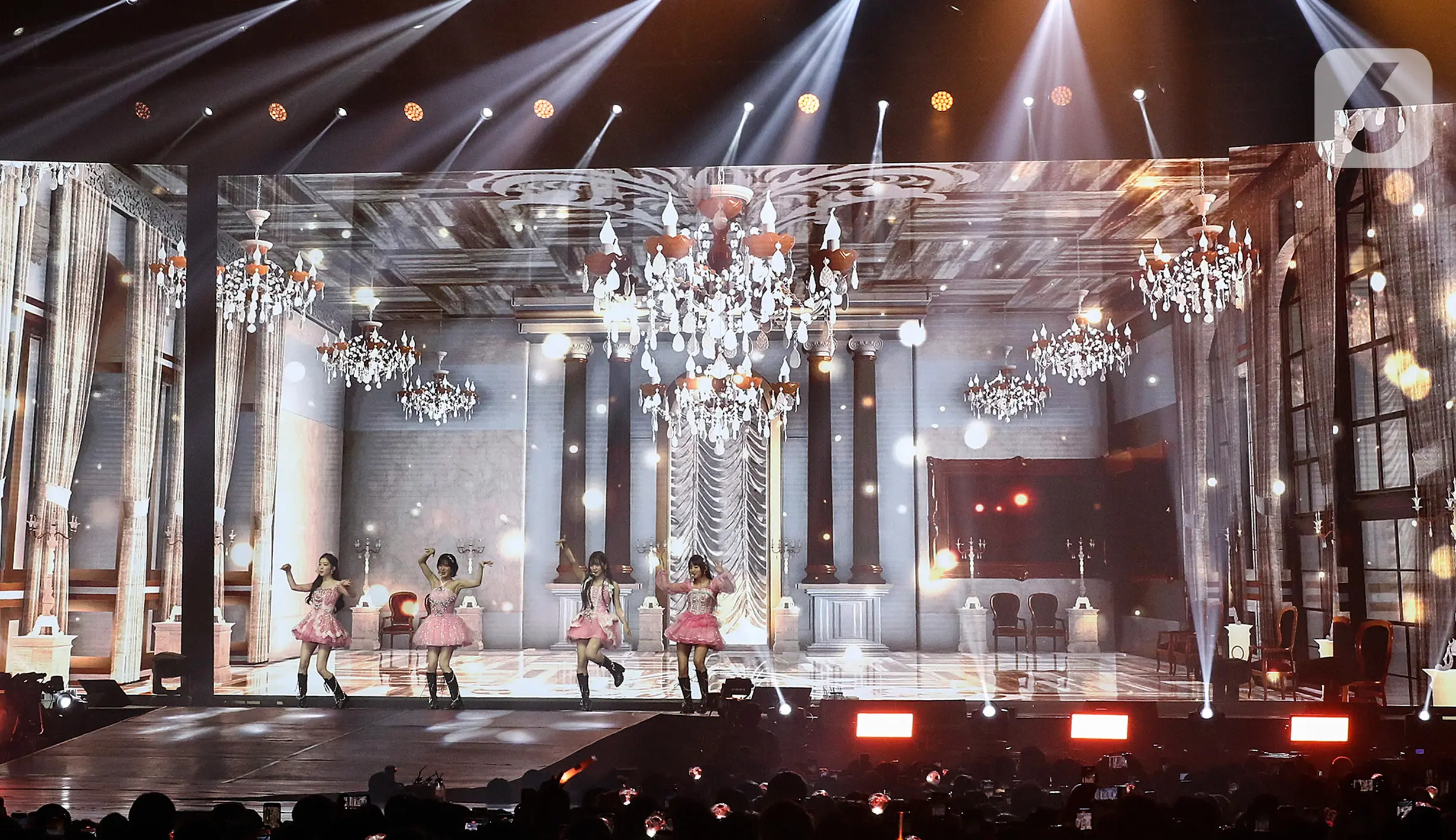 Red Velvet Manjakan ReVeluv di Konser R to V in Jakarta - Foto Liputan6.com