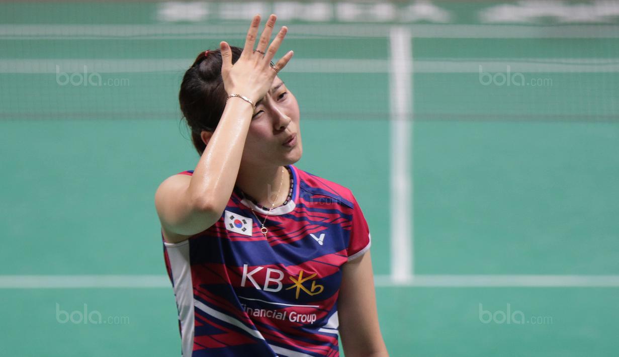 FOTO: Aksi Si Cantik, Chae Yoo-jung yang Bikin Gagal Fokus - Ragam Bola.com
