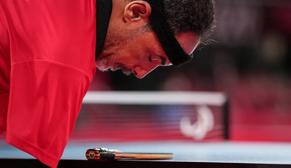 FOTO: Aksi Atlet Tenis Meja Asal Mesir di Paralimpiade Tokyo - Foto ...