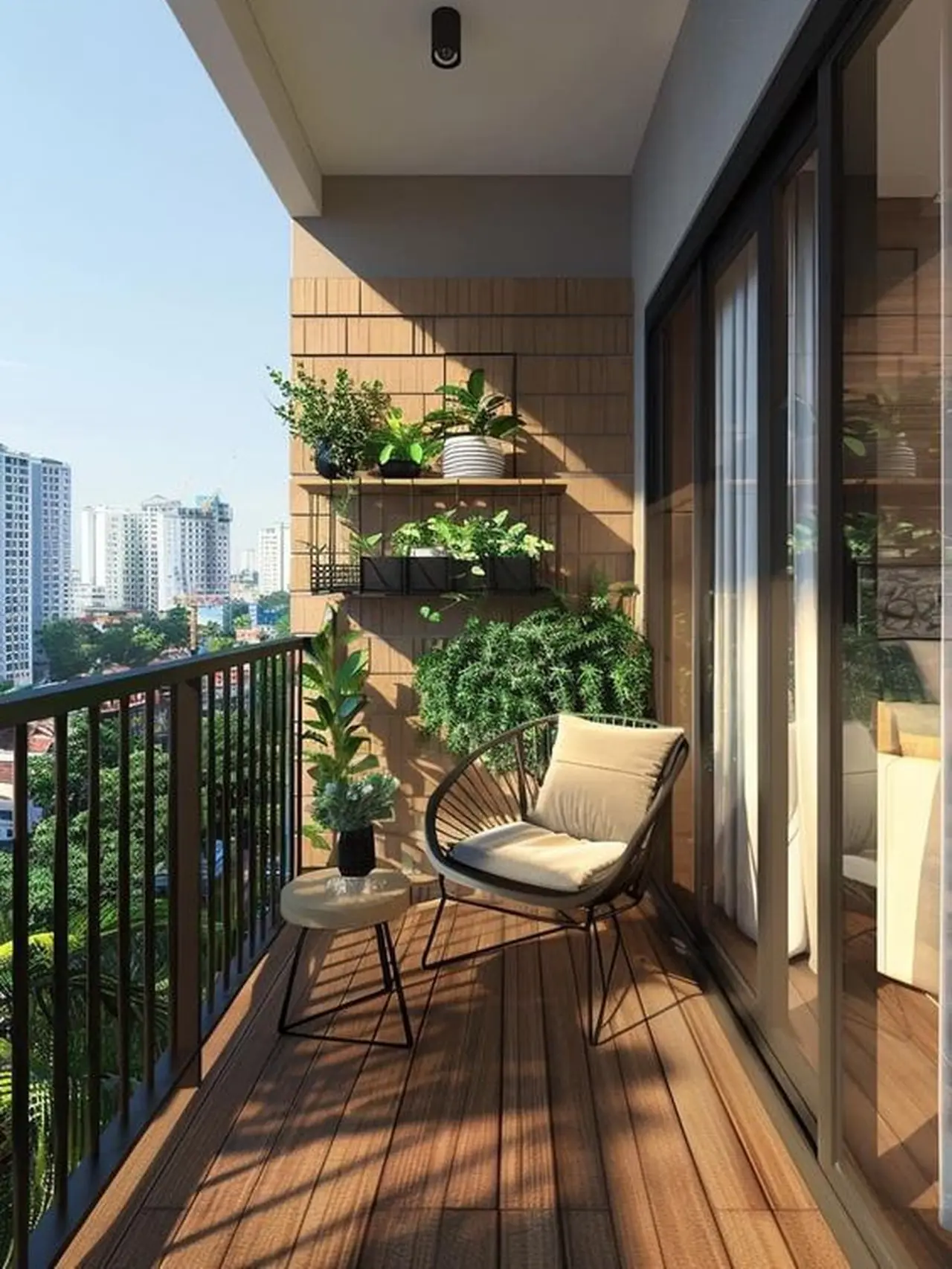 10 Inspirasi Desain Balkon Minimalis dan Model Terbuka, Cocok Jadi ...