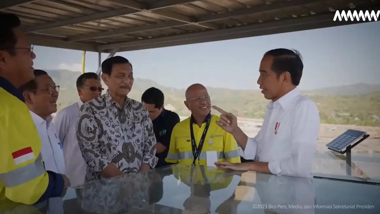 Jokowi Resmikan Smelter Amman Mineral di NTB, Total Investasi Capai Rp21 Triliun - News Liputan6.com