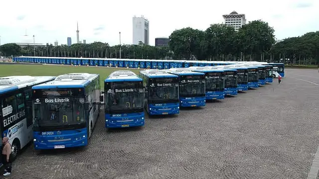 Bus Listrik Golden Dragon Jadi Armada Transjakarta - Otomotif Liputan6.com