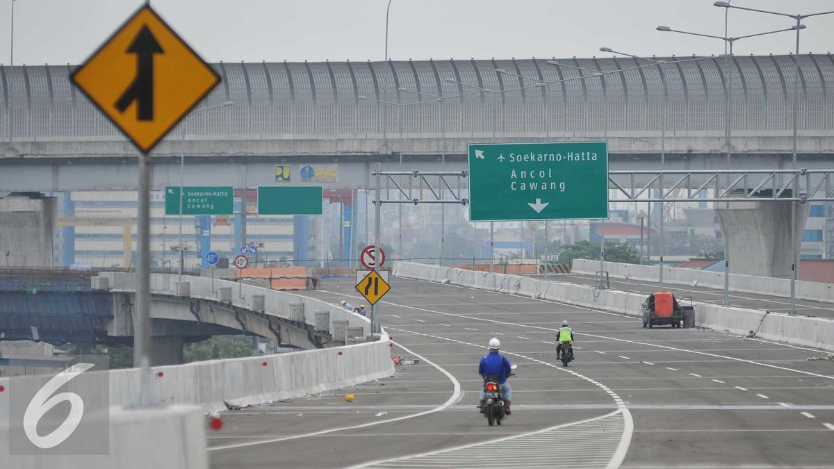 Tol Akses Tanjung Priok Siap Beroperasi Akhir 2017 - Foto Liputan6.com