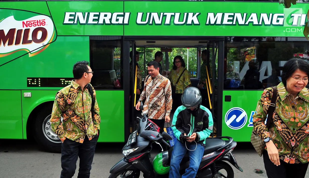 PHOTO: Dapat Hibah, Bus Tingkat Ini Siap Layani Wisatawan di Jakarta ...