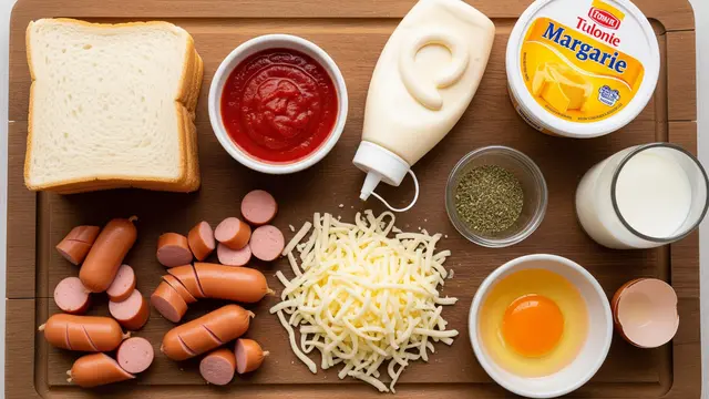 Cara Membuat Pizza Mini Roti Tawar Isi Sosis, Autentik dan Lezat