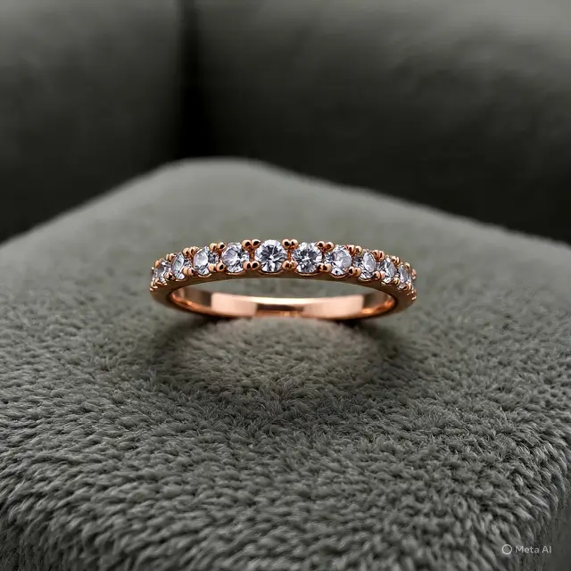 7 Ragam Model Cincin Emas Rose Gold Paling Dicari, untuk Gaya Manis dan ...