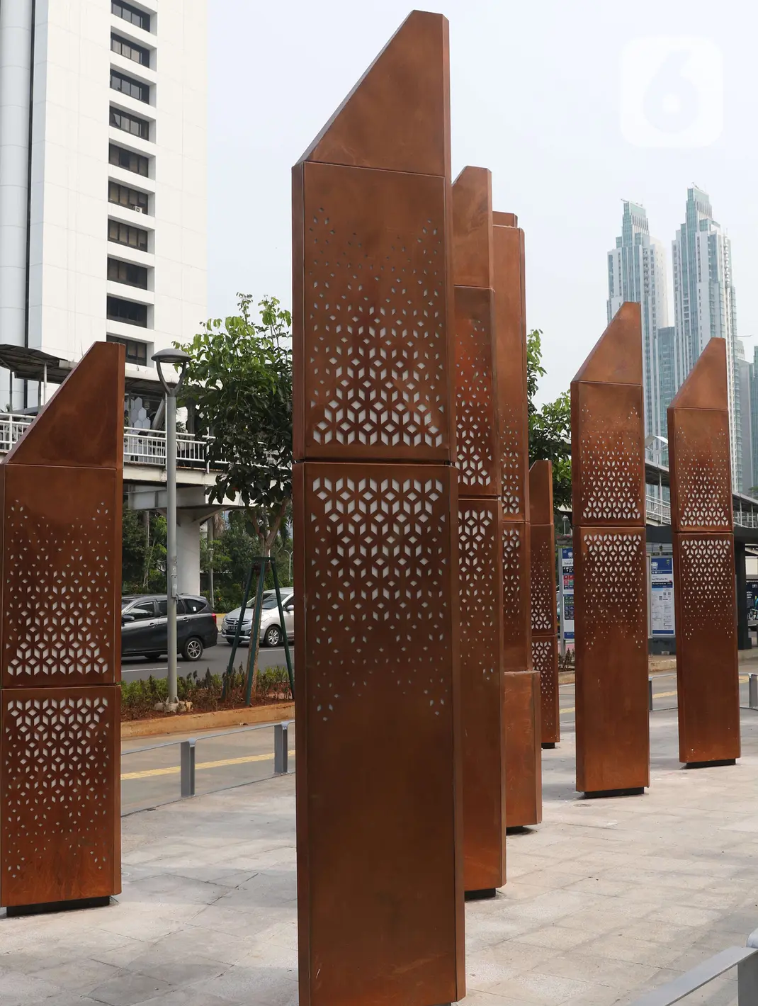 FOTO: Instalasi Ruang Publik di DKI Jakarta - Foto Liputan6.com