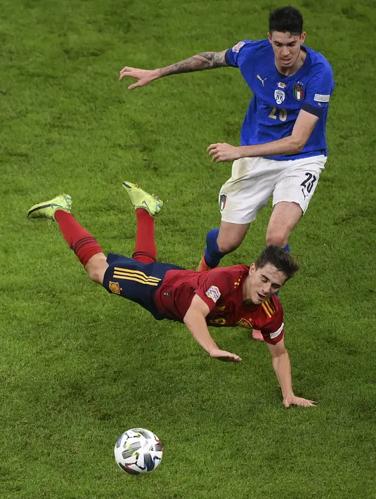 FOTO: Aksi Gavi, Pencetak Rekor Pemain Termuda Timnas Spanyol - Foto ...