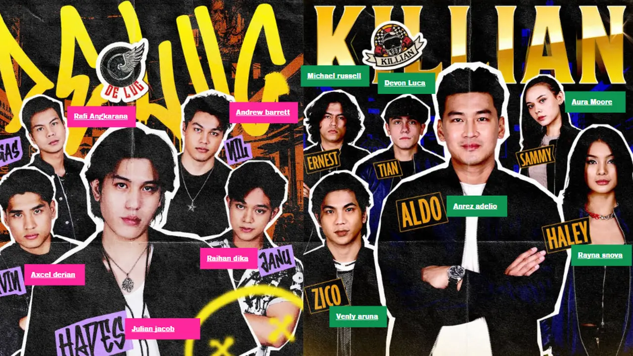 Daftar Pemain Series Theo dan Ruza, Perkenalkan Dua Geng Motor - ShowBiz Liputan6.com