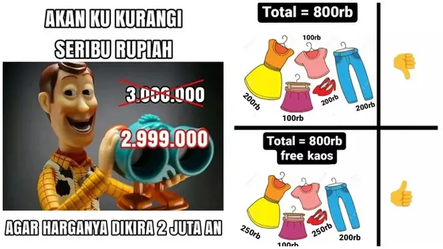 6 Meme Strategi Marketing Ini Relate dengan Pembeli, Diskon Bikin ...