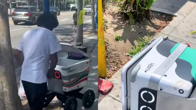 Viral Robot Pengantar Makanan Diserang dan Dirampok Warga, Heboh - Hot ...