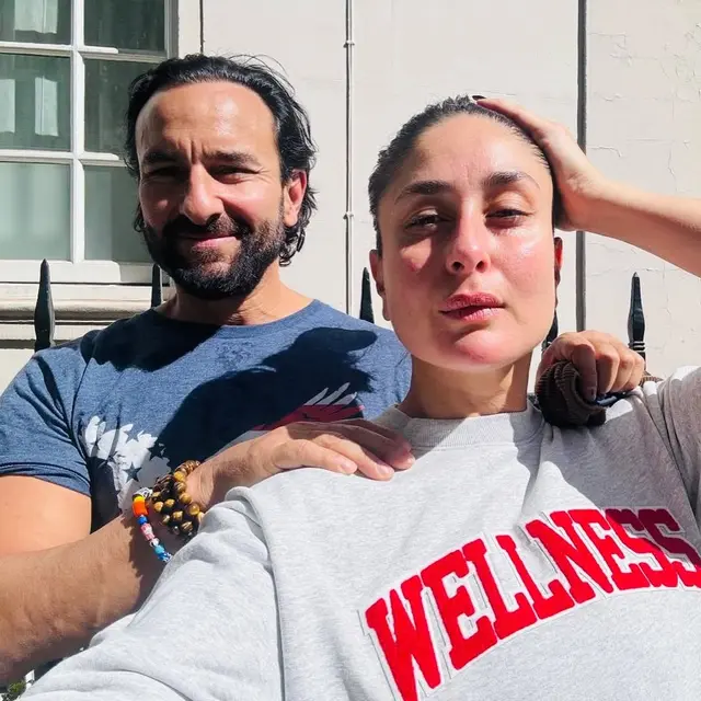 6 Potret Harmonis Kareena Kapoor dengan Saif Ali Khan, Sang Suami Baru ...
