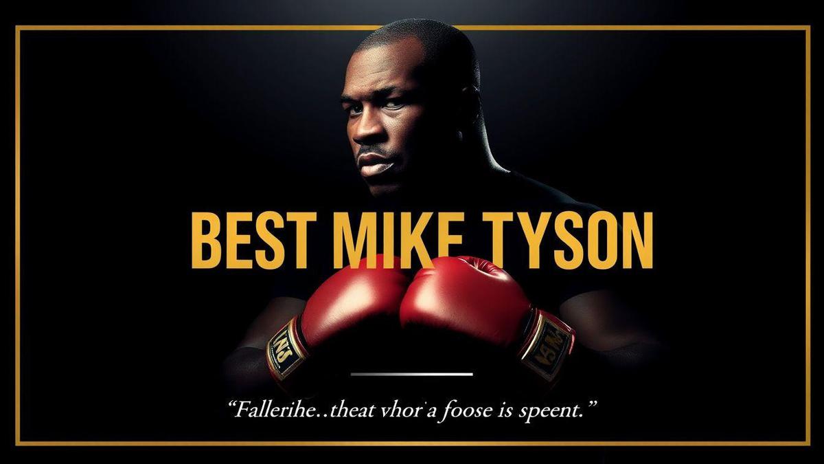 Best Mike Tyson Quote Collection: Famous Words from Boxing Legend ...