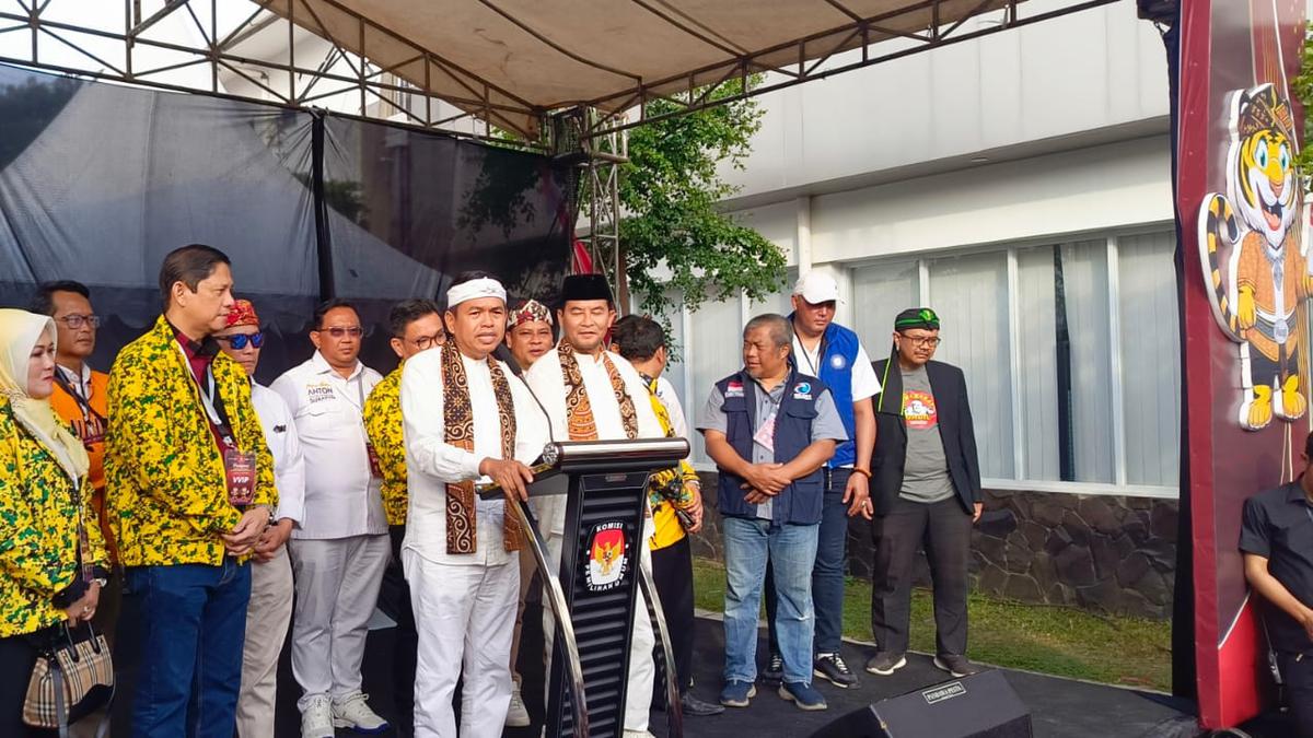 Pasangan Dedi Mulyadi-Erwan Setiawan Jadi yang Pertama Daftar sebagai ...