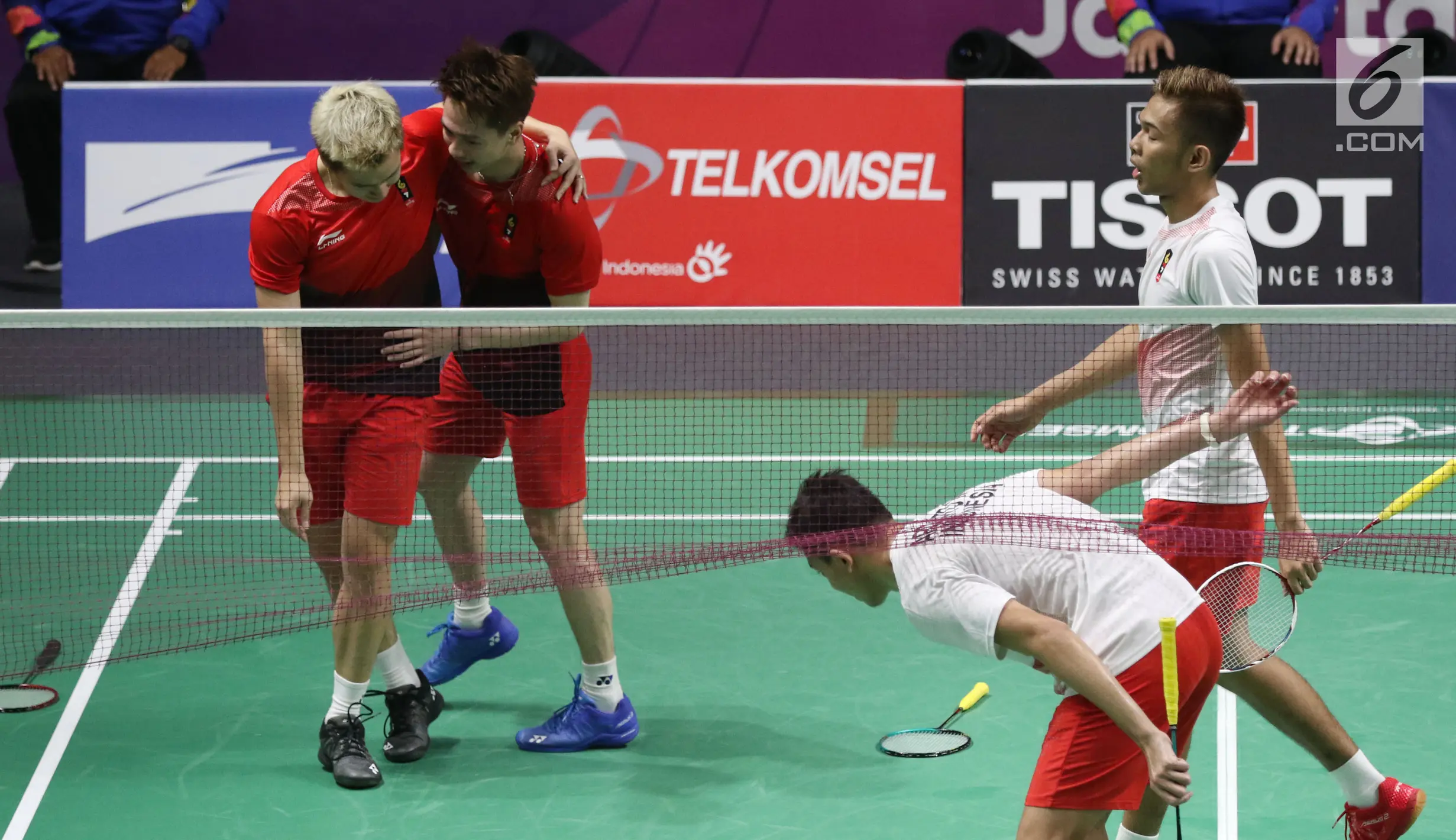 FOTO: Kevin / Marcus Raih Emas Asian Games 2018 - Foto Liputan6.com