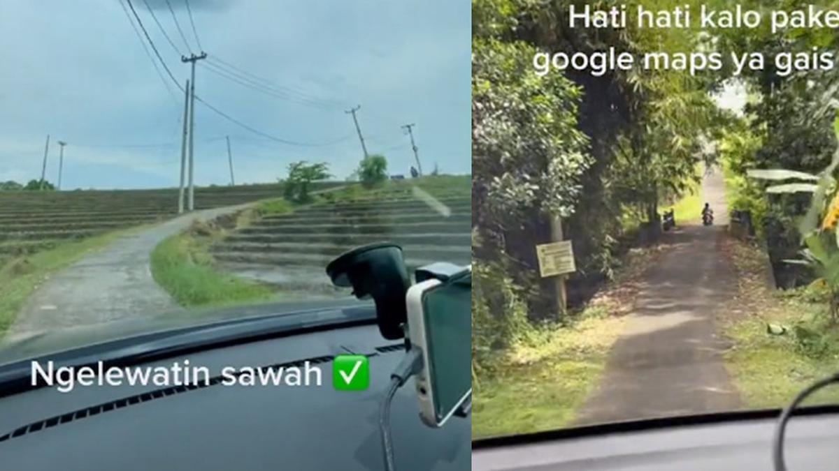 Apes! Ikuti Petunjuk Google Maps Pemobil Ini Malah Lewati Jalan Sempit ...