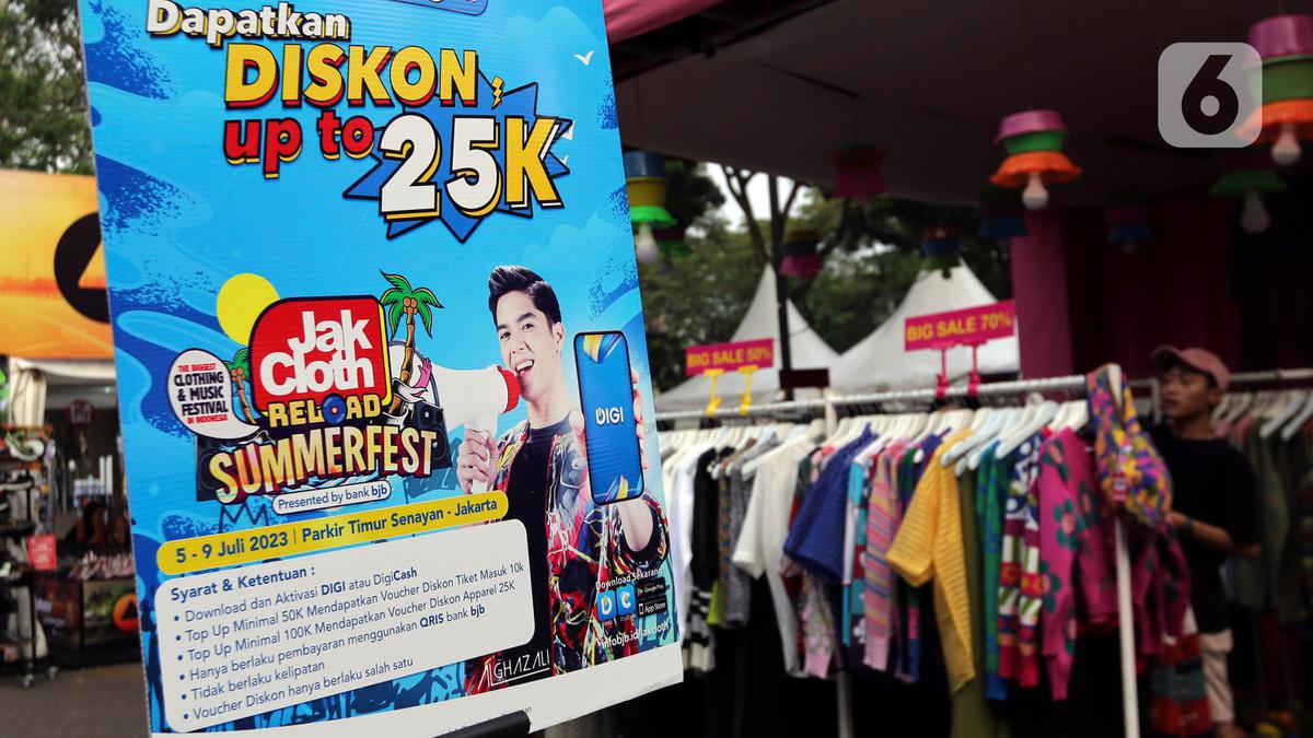 JakCloth Reload Summerfest 2023 Kembali Digelar - Foto Liputan6.com