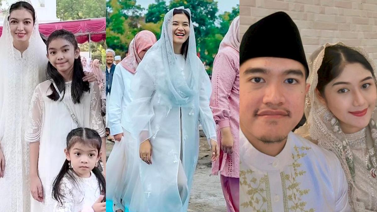 6 Potret Beda Gaya Keluarga Jokowi saat Idul Adha 2024, Kahiyang Ayu, Selvi Ananda, hingga Erina ...