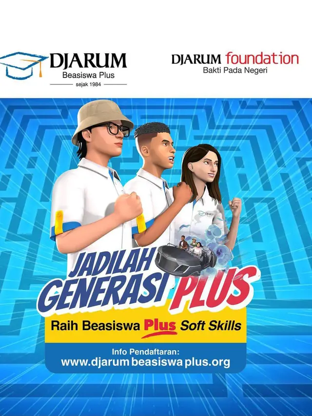 Pendaftaran Beasiswa Djarum Plus 2024 Sudah Dibuka, Sediakan Berbagai ...