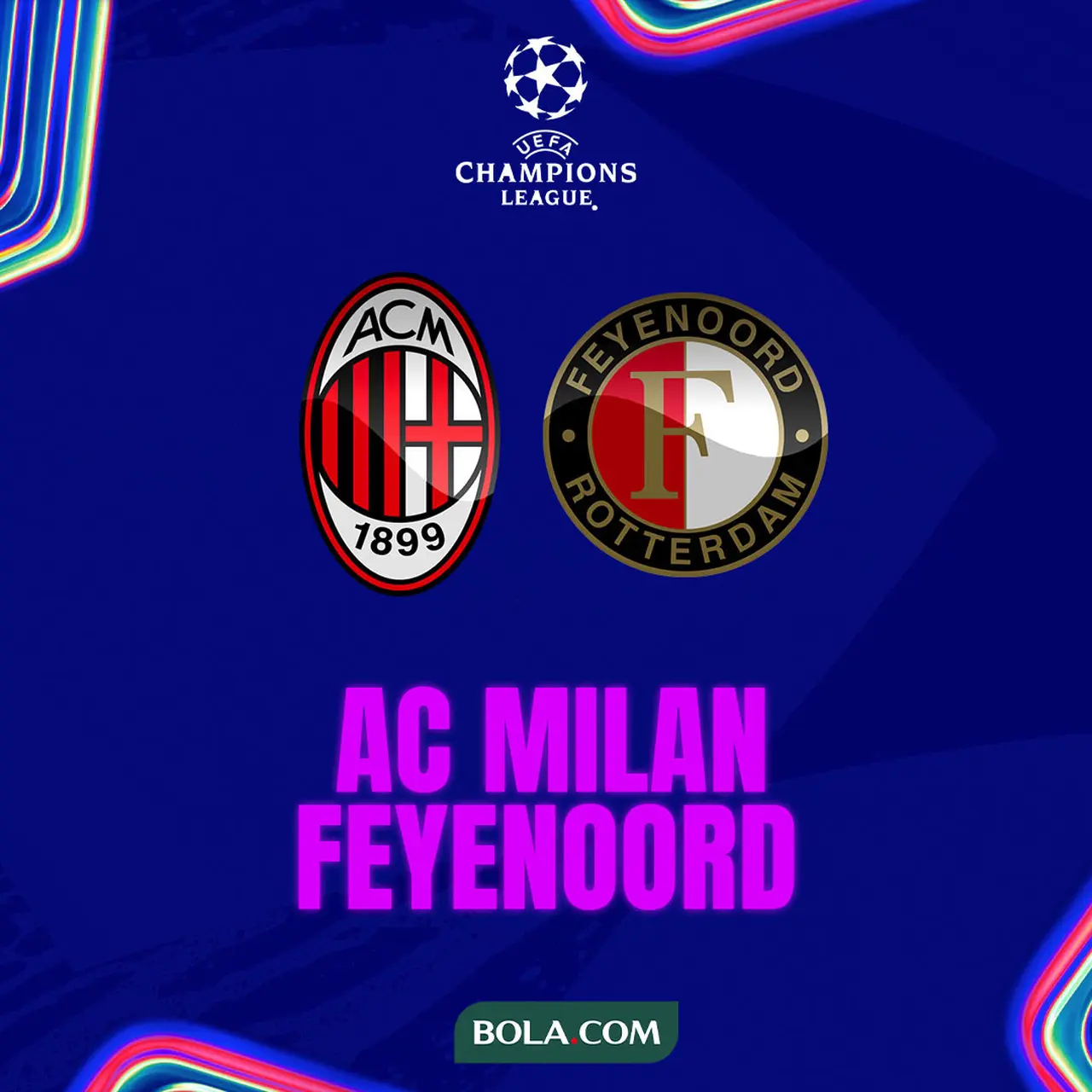 Link Live Streaming Liga Champions: AC Milan Vs Feyenoord - Dunia Bola.com