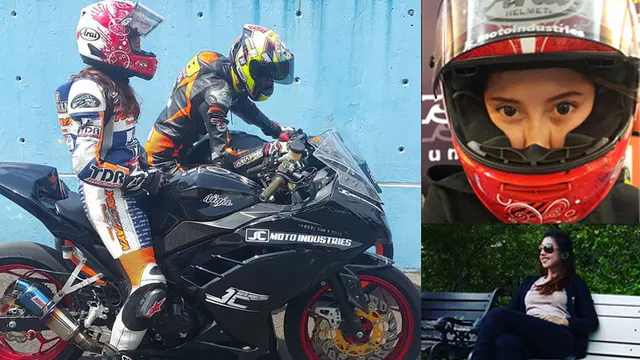 Stuntrider Cantik Asal Bandung Jadi Bintang Media Sosial - Otomotif Liputan6.com