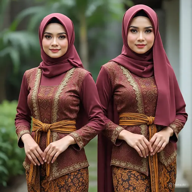 7 Model Rok Kebaya Modern Hijab 2025: Kombinasi Payet & Bordir yang ...