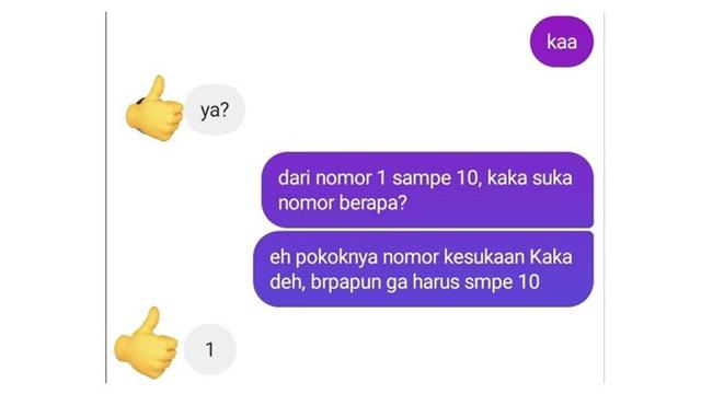 6 Chat Pertanyaan Random ke Gebetan Ini Ujungnya Jadi Bikin Malu - Hot ...
