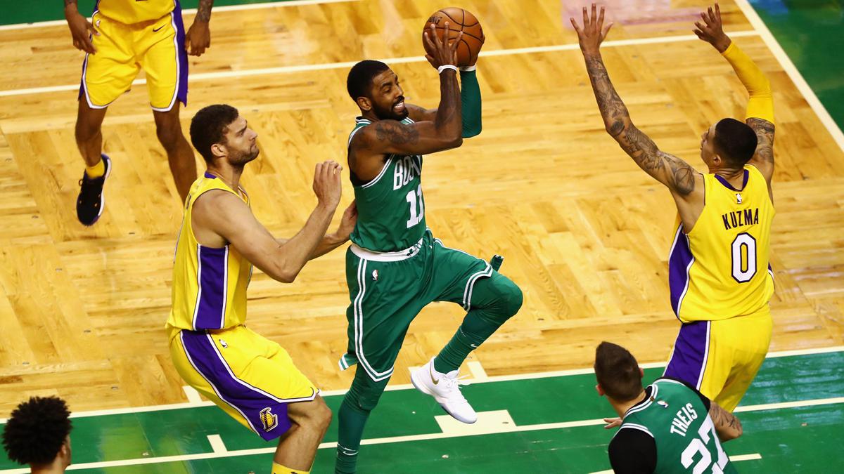FOTO: Boston Celtics Terlalu Kuat Bagi LA Lakers - NBA Bola.com