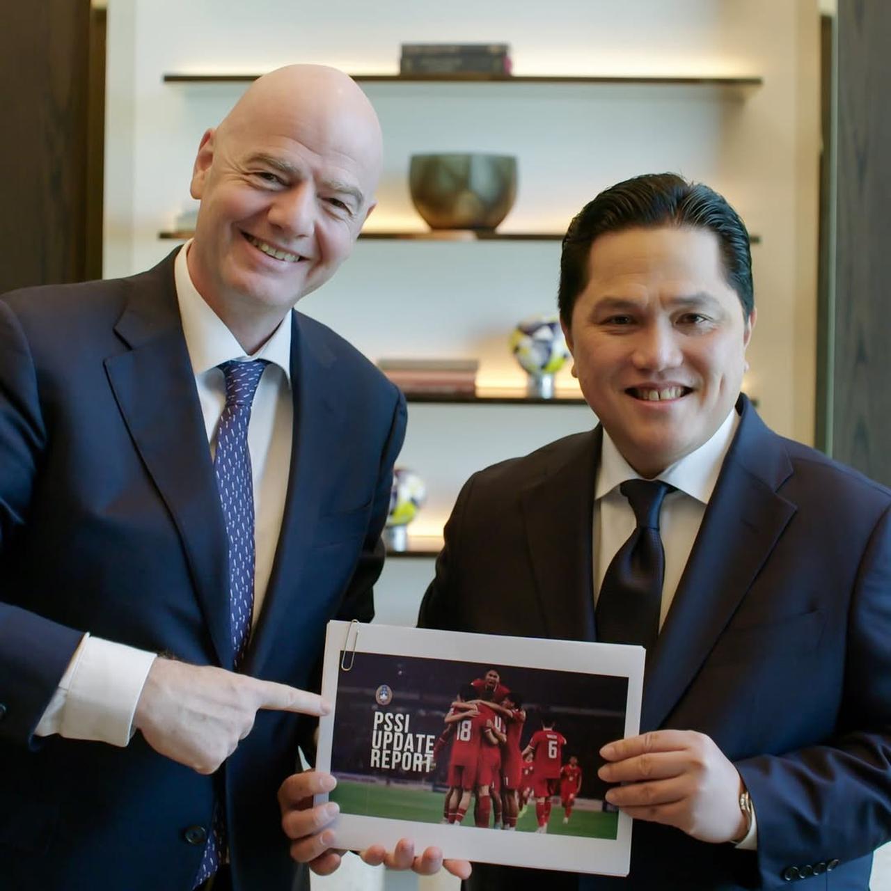 Presiden FIFA Setujui Rangkap Jabatan Erick Thohir Jadi Menpora - Ketua PSSI: Tidak Apa-Apa, Dia ...