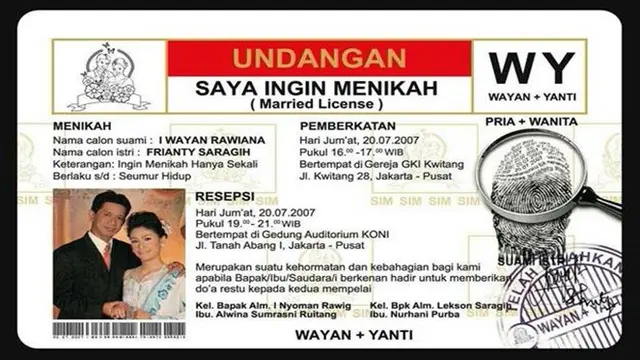 7 Desain Undangan Nikah Ini Nyeleneh Banget, Bikin Geleng Kepala - Hot ...