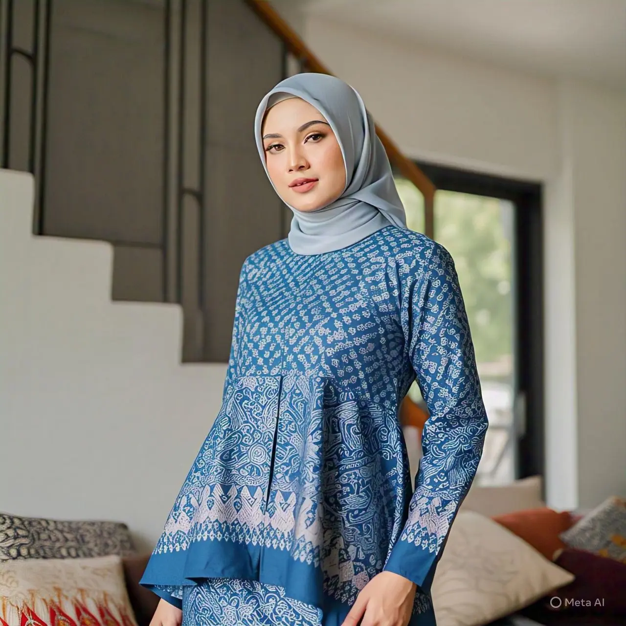 15 Model Baju Batik Tunik Terbaru Wanita Berhijab 2025, Referensi ...