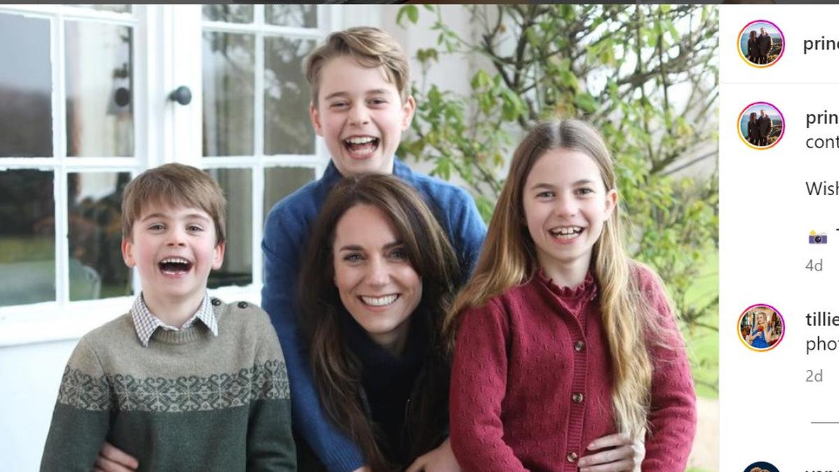Instagram Tandai Foto Hari Ibu Kate Middleton yang Direkayasa, Warganet Seret Nama Keluarga ...
